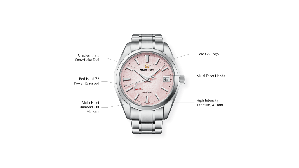 GRAND SEIKO PINK SNOWFLAKE Heritage Collection Caliber 9R 20th ...
